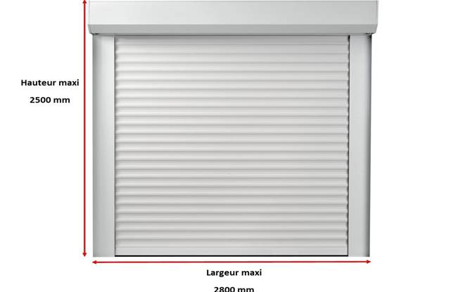 Volet roulant aluminium motorisation TELCO sur-mesure